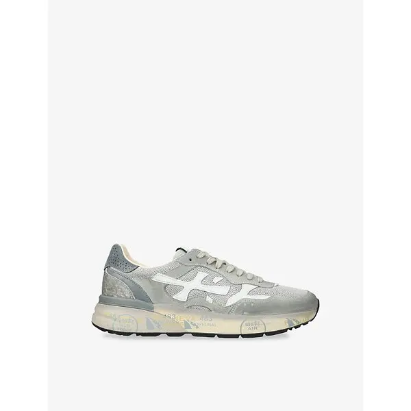 Premiata Mick 0.1 Suede And Mesh Trainers