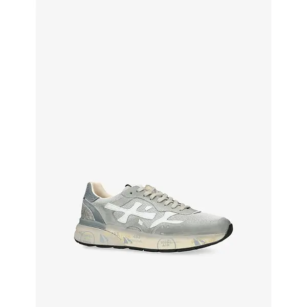 Premiata Mick 0.1 Suede And Mesh Trainers