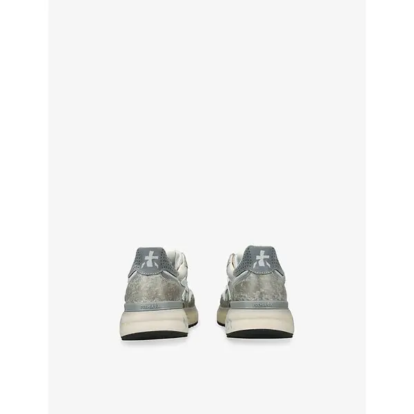 Premiata Mick 0.1 Suede And Mesh Trainers