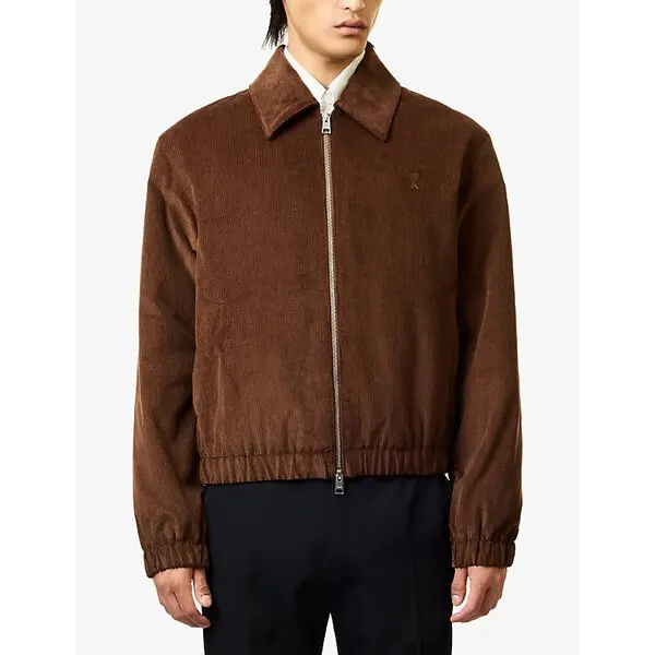 AMI Paris Corduroy Cotton Padded Jacket