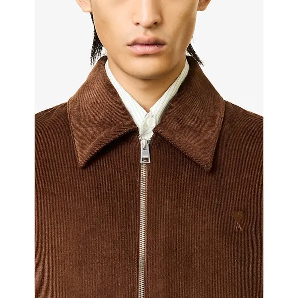 AMI Paris Corduroy Cotton Padded Jacket