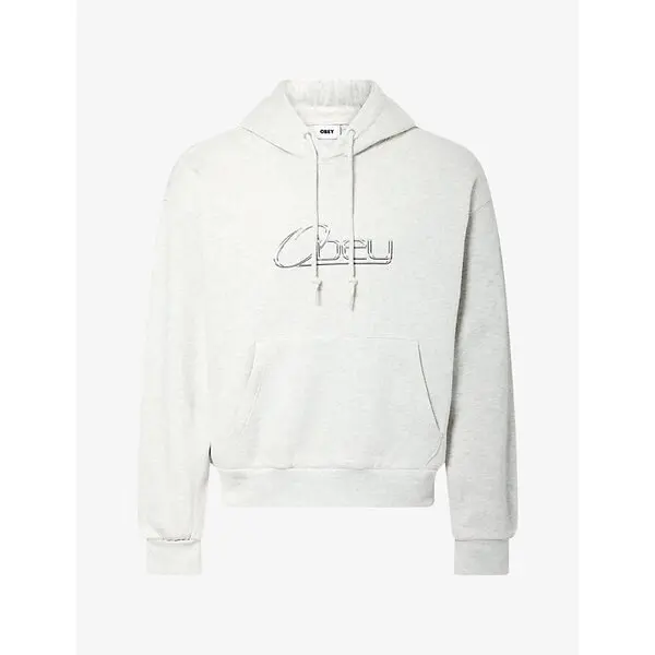 Obey Chrome Graphic-logo Jersey Hoody