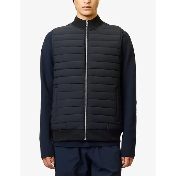 ARNE Hybrid Quilted Woven Gilet
