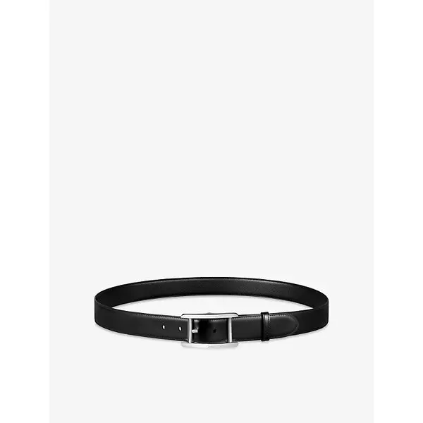 Cartier Tank De Reversible Leather Belt - Black/brown