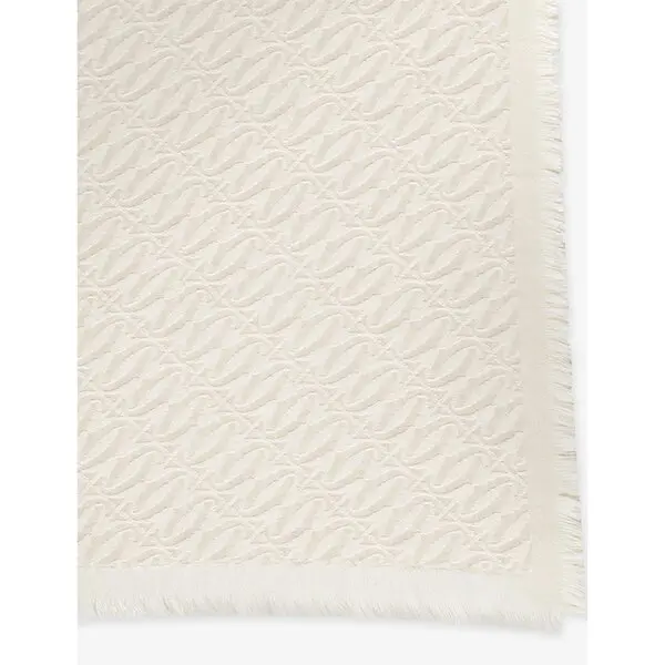 Cartier C De Wool And Silk-blend Shawl