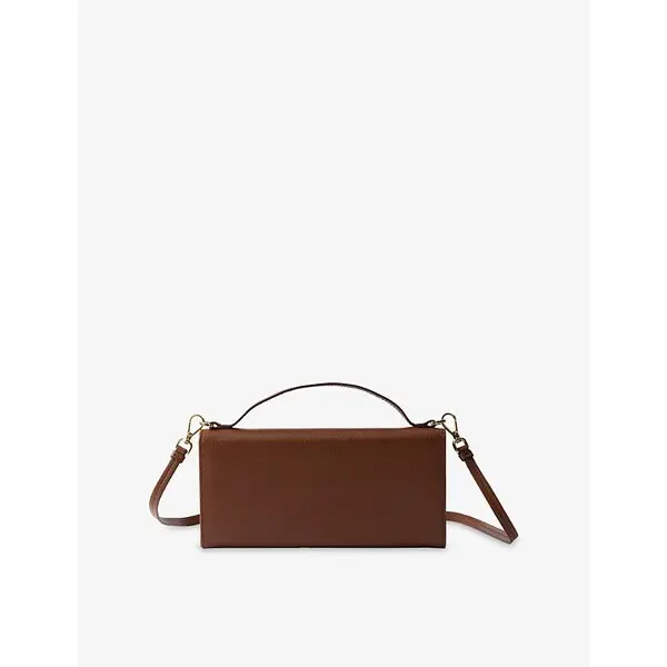 Prada Brand-plaque Leather Wallet With Shoulder Strap