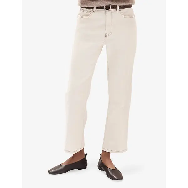 THE WHITE COMPANY Marlow Straight-leg Stretch-denim Jeans