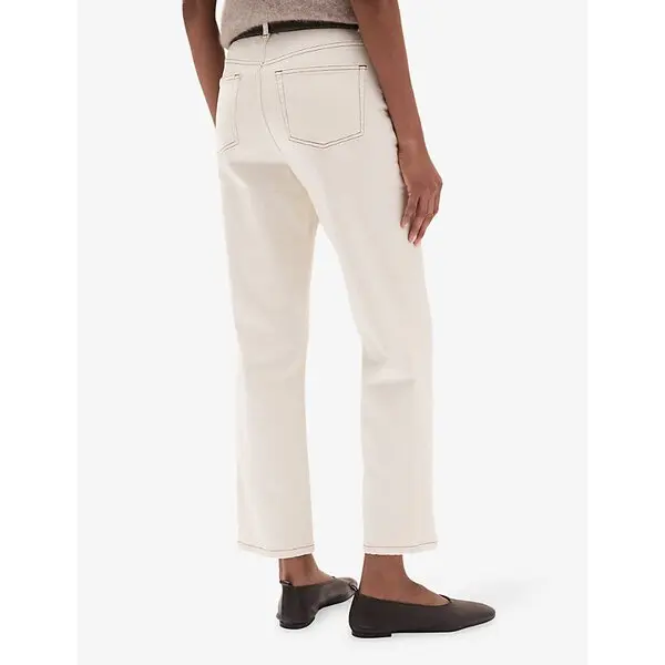 THE WHITE COMPANY Marlow Straight-leg Stretch-denim Jeans