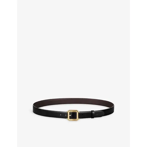 Cartier Santos De Reversible Leather Belt - Black/brown