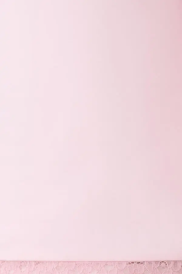 Meshki Althea Lace Trimmed Top - Pink