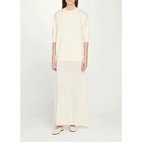 AEXAE Knitted Combo Maxi Dress