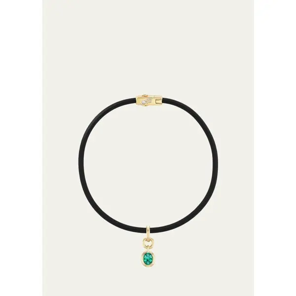 UNIFORM OBJECT 18k Gold & Emerald Pendant