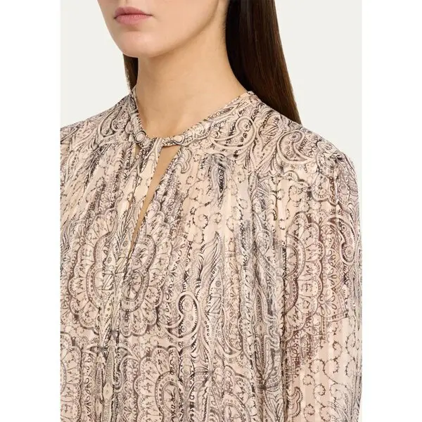 Zimmermann Ascent Stripe Silk Gown