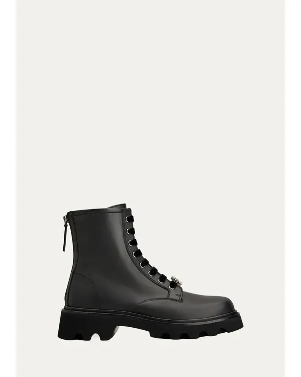 ROGER VIVIER Viv Rangers Truck Charms 20mm Leather Booties