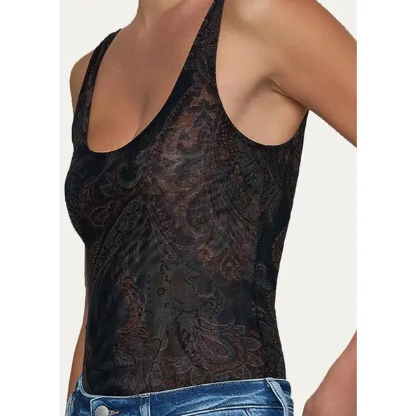 L'Agence Kalea Scoop-neck Bodysuit