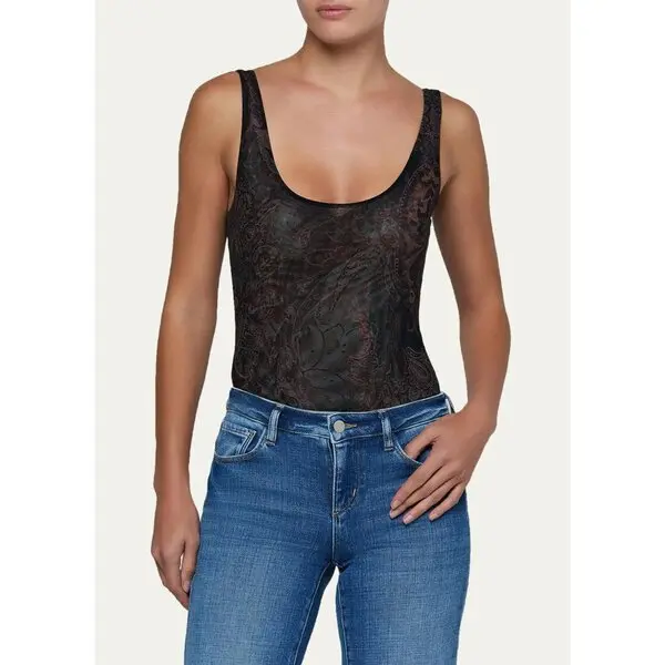 L'Agence Kalea Scoop-neck Bodysuit