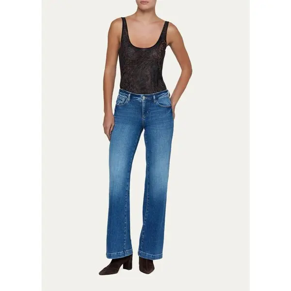 L'Agence Kalea Scoop-neck Bodysuit