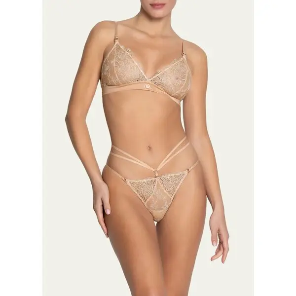 LISE CHARMEL Wireless Embroidered Triangle Bra