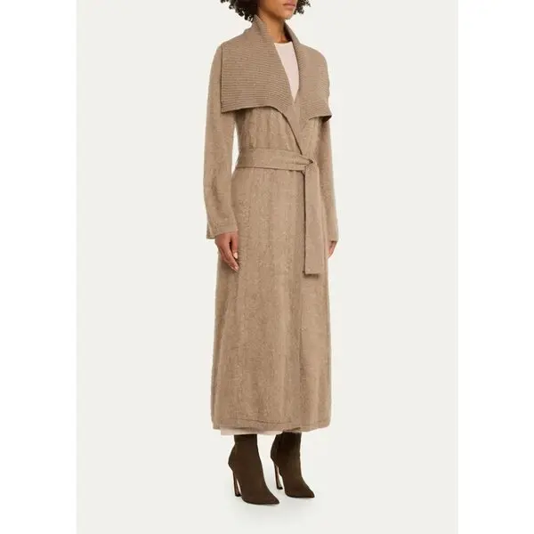 TOCCIN Edina Cashmere Shawl-collar Duster
