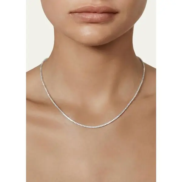 Shashi Micro Teeny Tiny Tennis Necklace