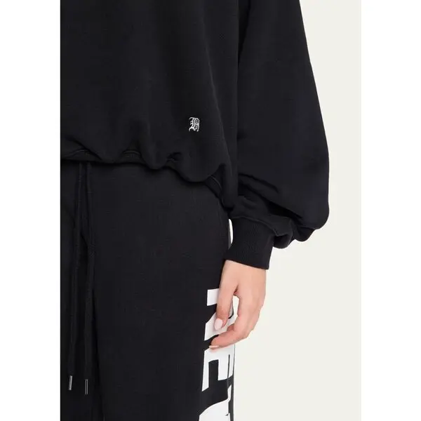 R13 New York Print Balloon-sleeve Sweatshirt