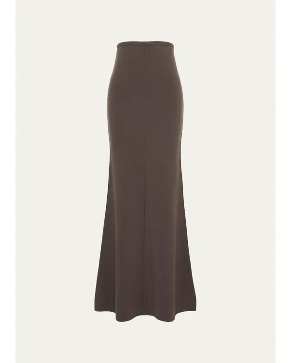 Max Mara Wool & Cashmere Knit Maxi Skirt