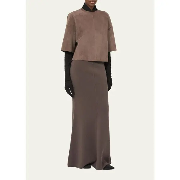 Max Mara Wool & Cashmere Knit Maxi Skirt