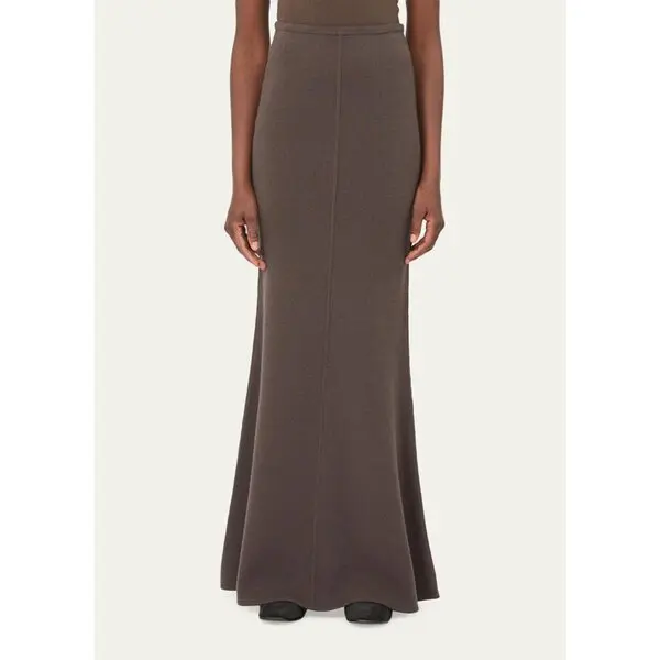 Max Mara Wool & Cashmere Knit Maxi Skirt