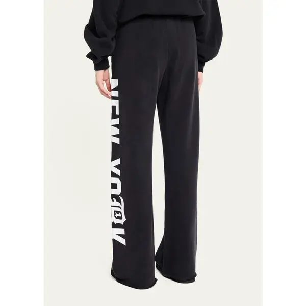 R13 New York Printed Cotton Sweatpants