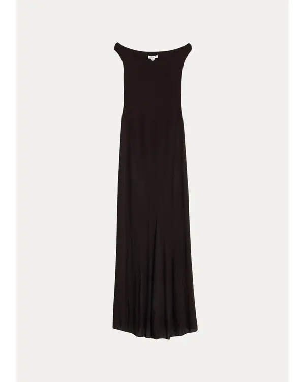 Alaïa Off-shoulder Maxi Dress