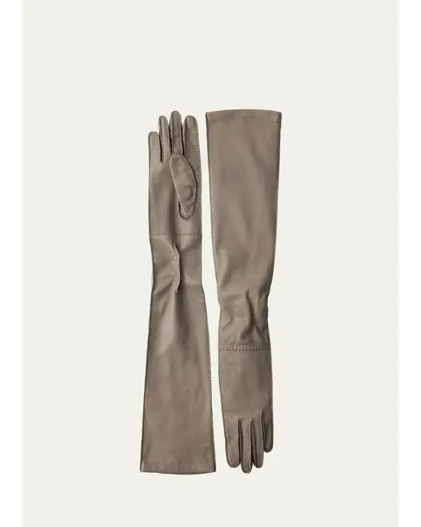 Prada Long Nappa Leather Gloves