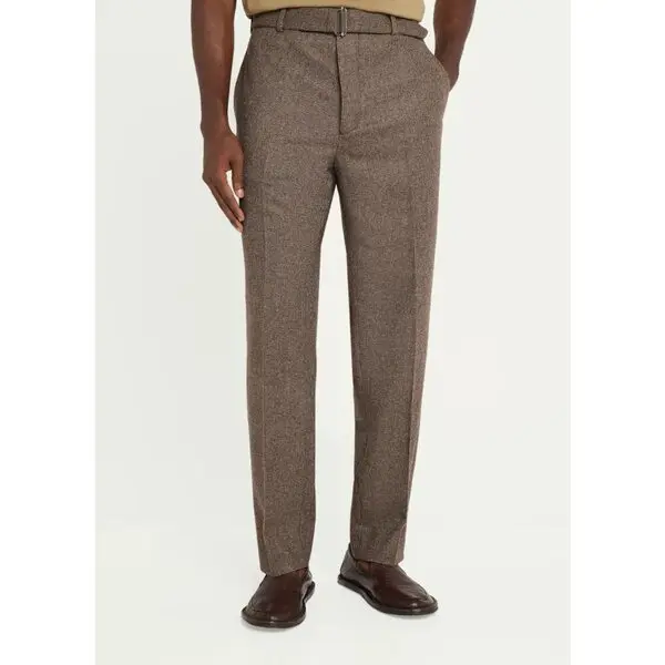 OFFICINE GÉNÉRALE Wool Crease-front Pants