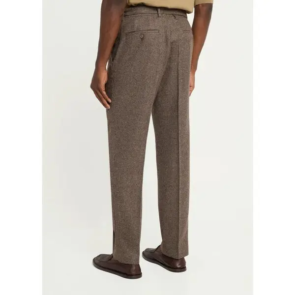 OFFICINE GÉNÉRALE Wool Crease-front Pants