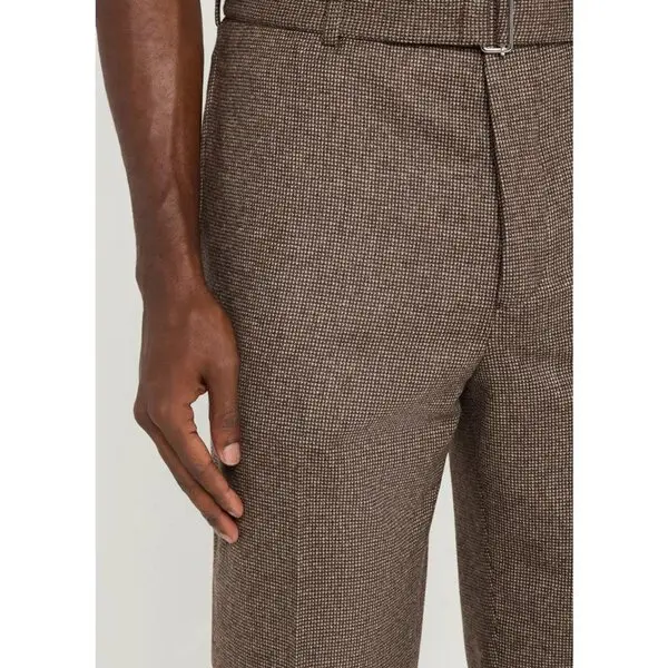 OFFICINE GÉNÉRALE Wool Crease-front Pants