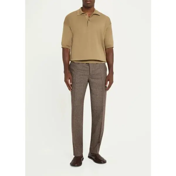 OFFICINE GÉNÉRALE Wool Crease-front Pants