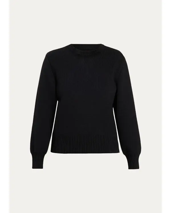 TOTEME Wool-cotton Crewneck Sweater