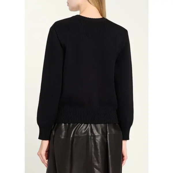 TOTEME Wool-cotton Crewneck Sweater
