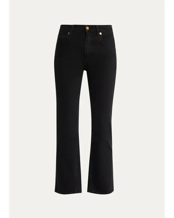 JAMIE HALLER The Rooney Mid-rise Bootcut Jeans