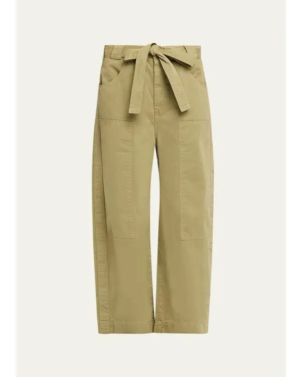 JAMIE HALLER The Karate Barrel-leg Pants