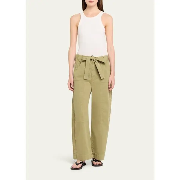 JAMIE HALLER The Karate Barrel-leg Pants
