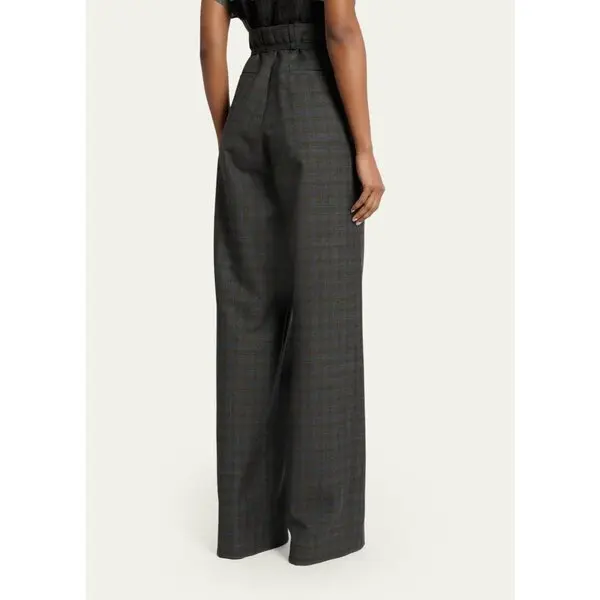 Dries Van Noten Peacha 426 Plaid Wool Pants