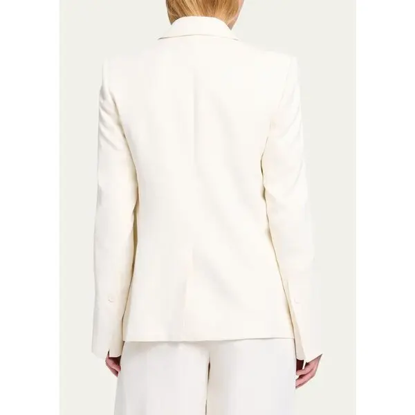 TWP Her Fit Blazer In Coated Viscose Linen