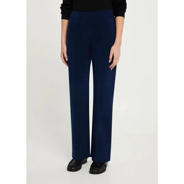 HIGH SPORT Cotton Corduroy Straight-leg Pull-on Pants
