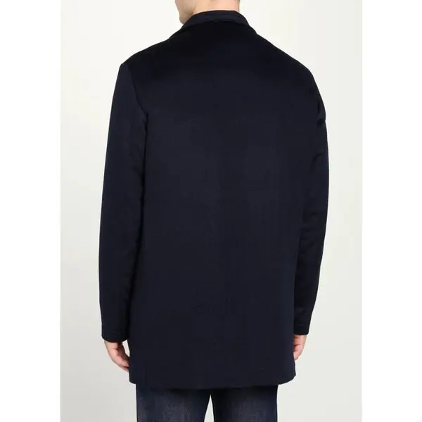Cesare Attolini Cashmere Stand-collar Car Coat