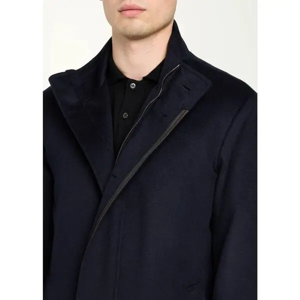 Cesare Attolini Cashmere Stand-collar Car Coat