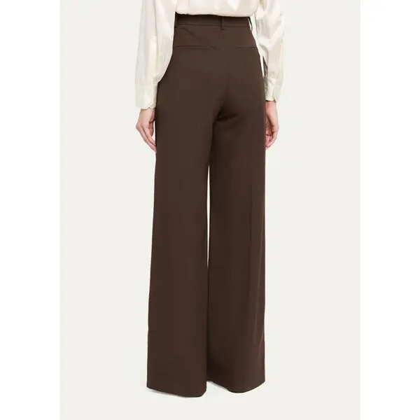 A.L.C. Reid Pintucked Wool-blend Pants
