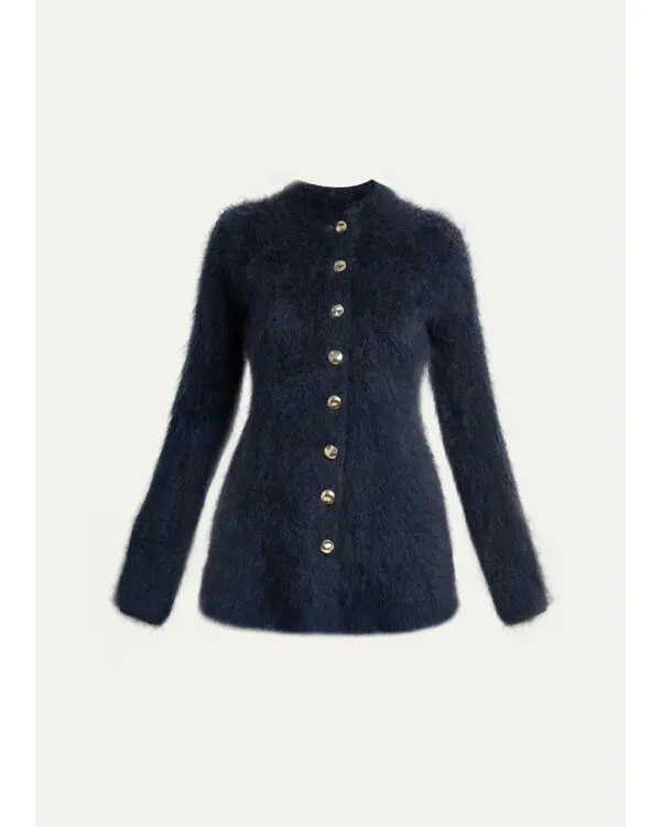 PROENZA SCHOULER Aniza Fuzzy Mohair-blend Cardigan
