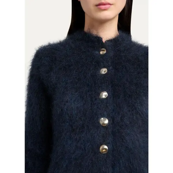 PROENZA SCHOULER Aniza Fuzzy Mohair-blend Cardigan