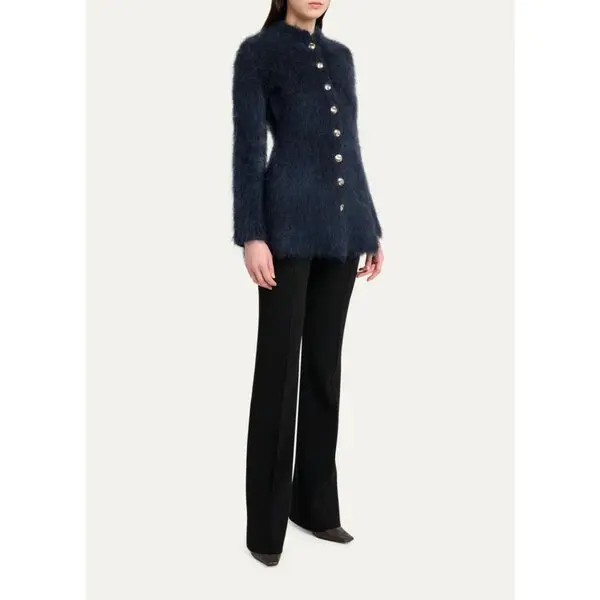 PROENZA SCHOULER Aniza Fuzzy Mohair-blend Cardigan