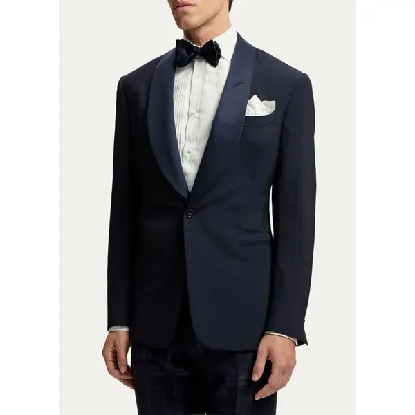 Ralph Lauren Purple Label Kent Handmade Barathea Tuxedo Jacket